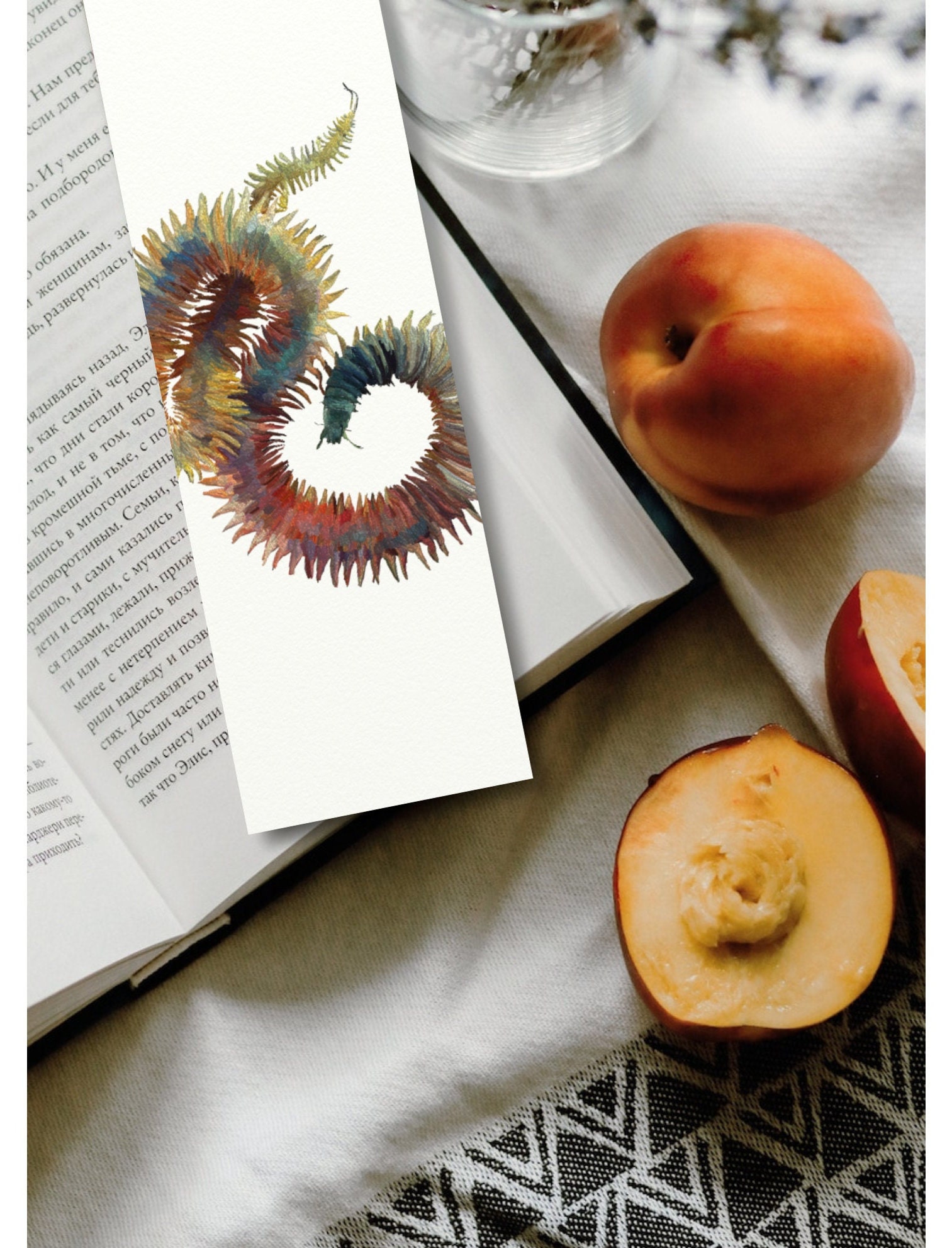 Printable Insect Bookmarks, Set of Five, Hand-painted. Book Lover Gift ...