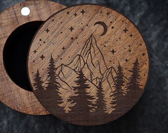 Mountain Ring Box Wedding - Etsy