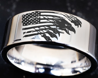 American Flag Ring | Etsy