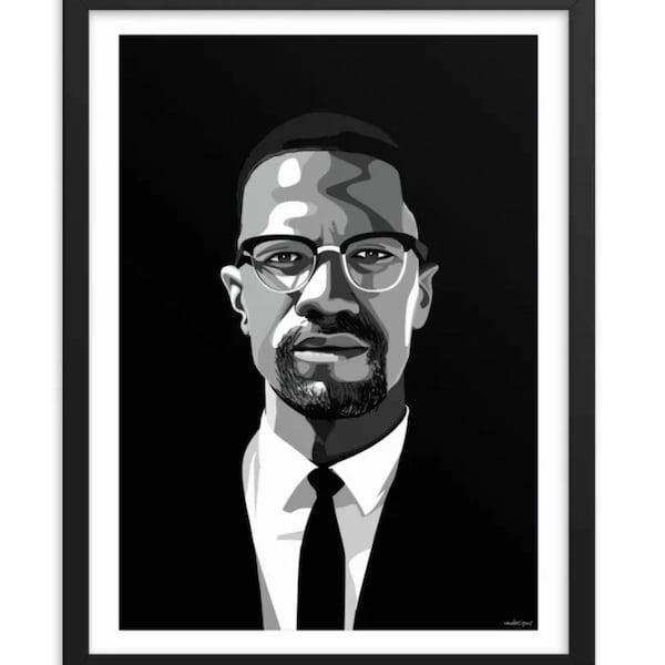 Malcolm X and Martin Luther King Poster - Etsy