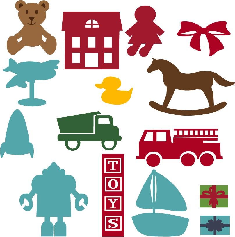 SVG Toys for Cricut and Silhouette - Etsy