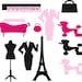 SVG Files Paris Fashion Designer and Couture Icons - Etsy