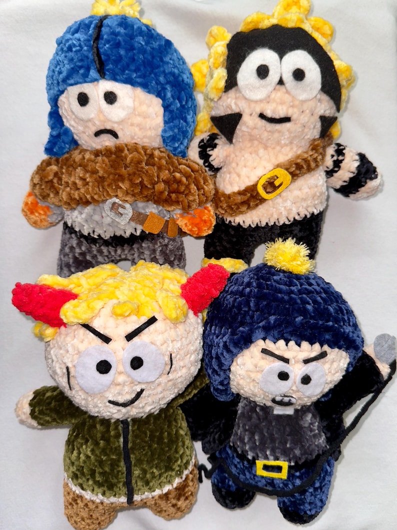 South Park Crochet Plushies Tweek and Craig - Etsy
