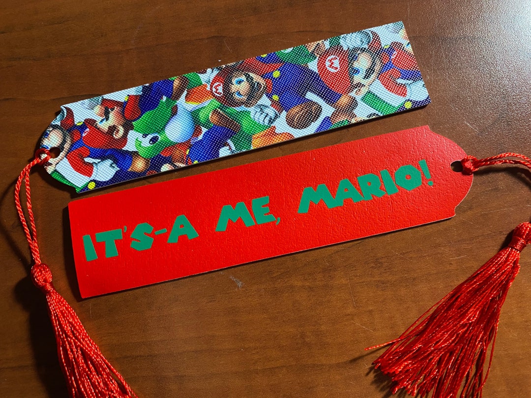 Super Mario Bookmark - Etsy
