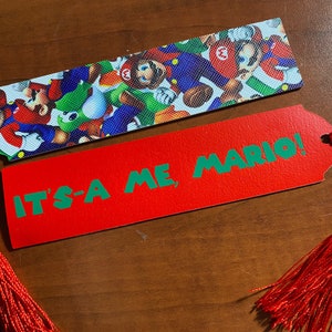 Super Mario Bookmark - Etsy