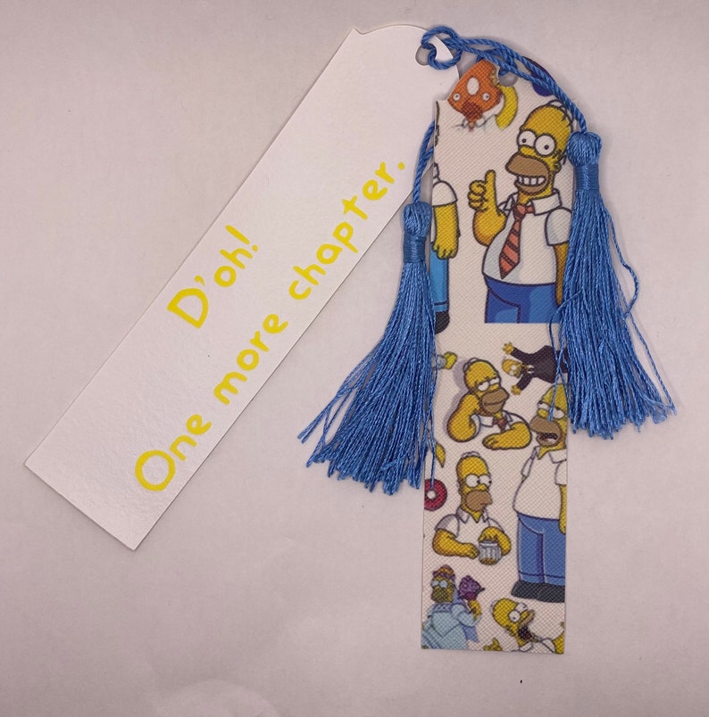Homer Simpson, Doh!, Simpsons TV Show Bookmark - Etsy