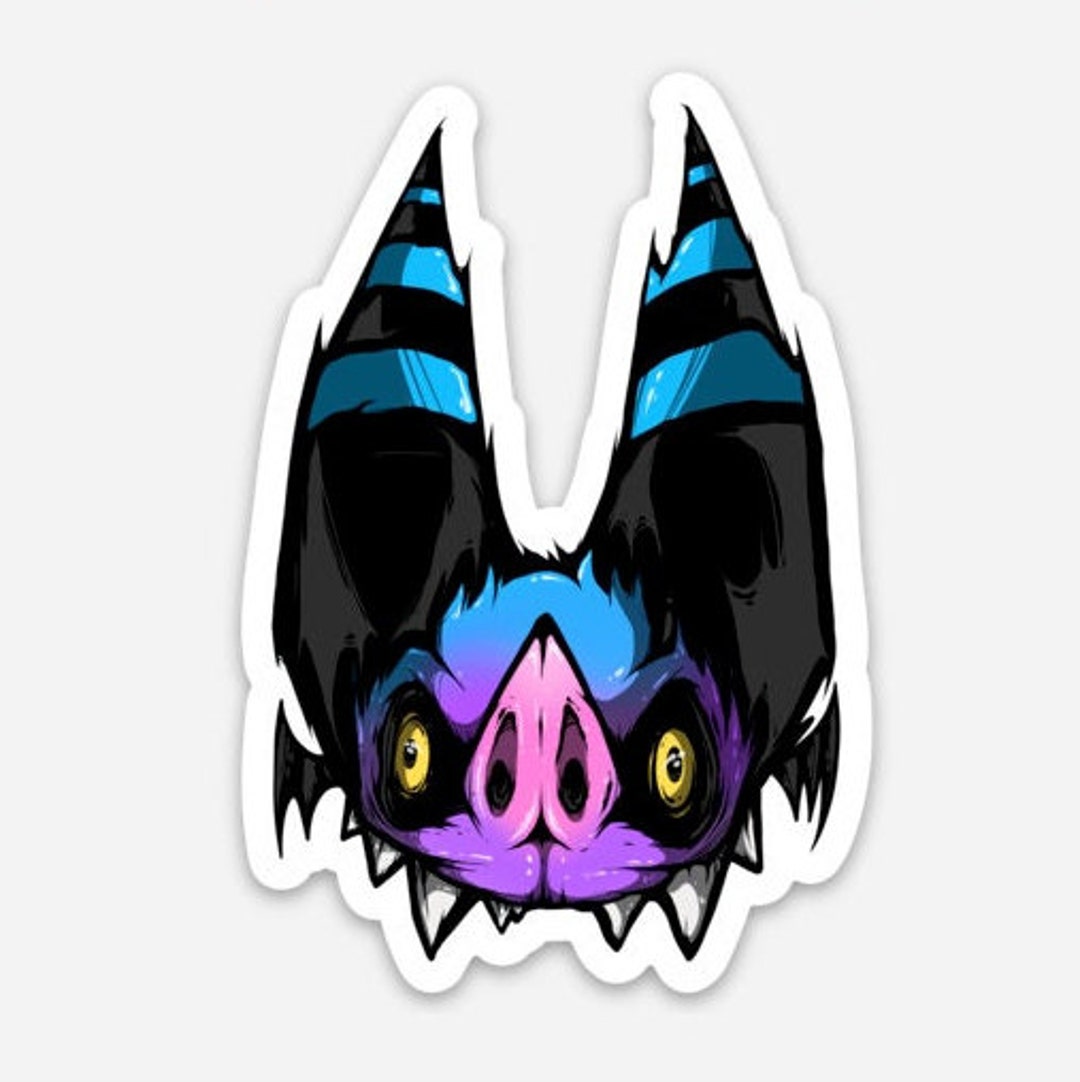 Freaking Ding Bat Sticker - Etsy