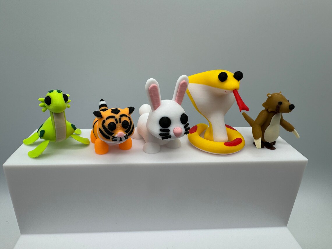 Roblox Adopt Me Pets 3D Printed Multi-color Physical Pets! - Etsy