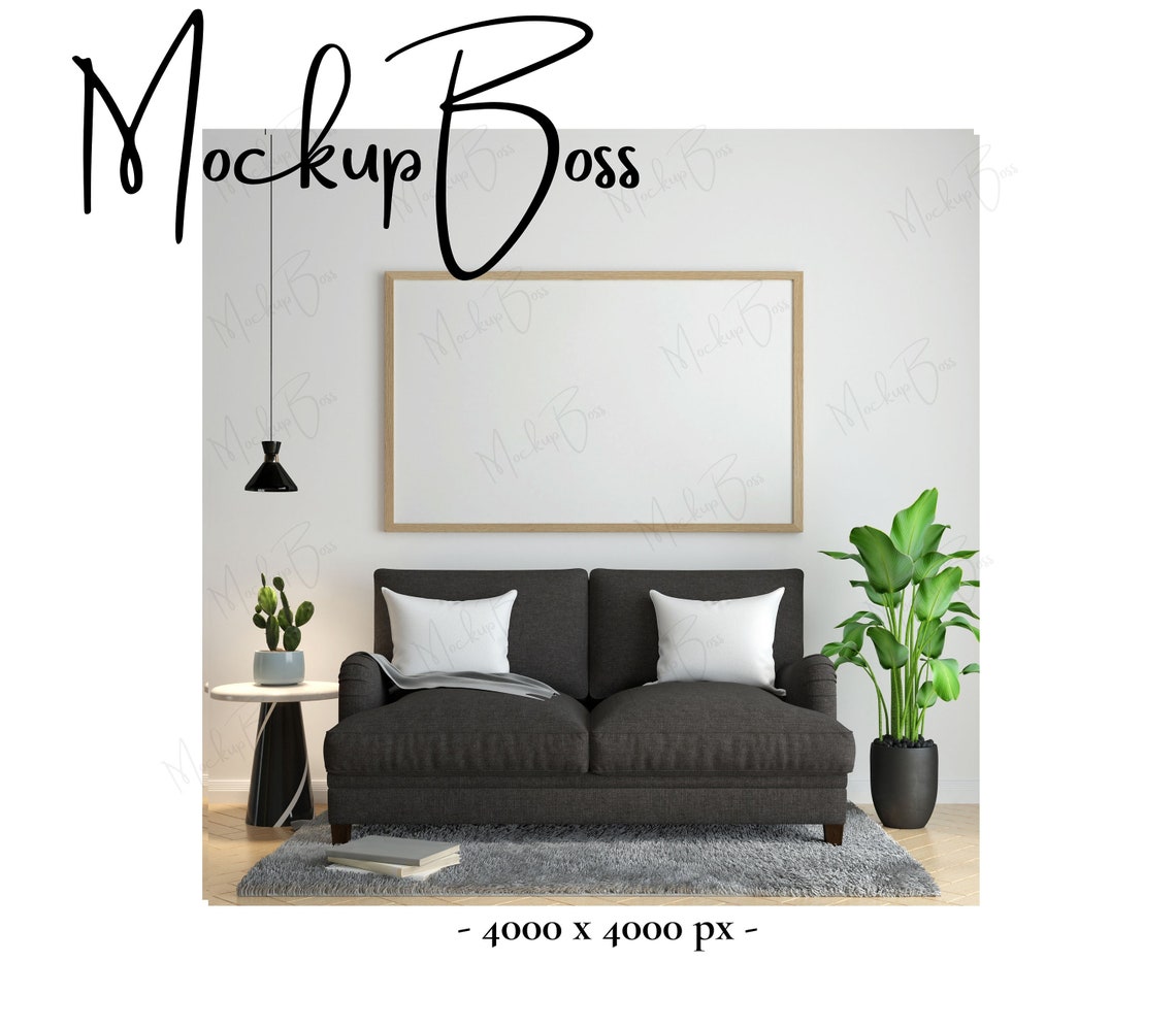 Frame Mockup Bundle Living Room Mockups Mockup Frame Poster | Etsy