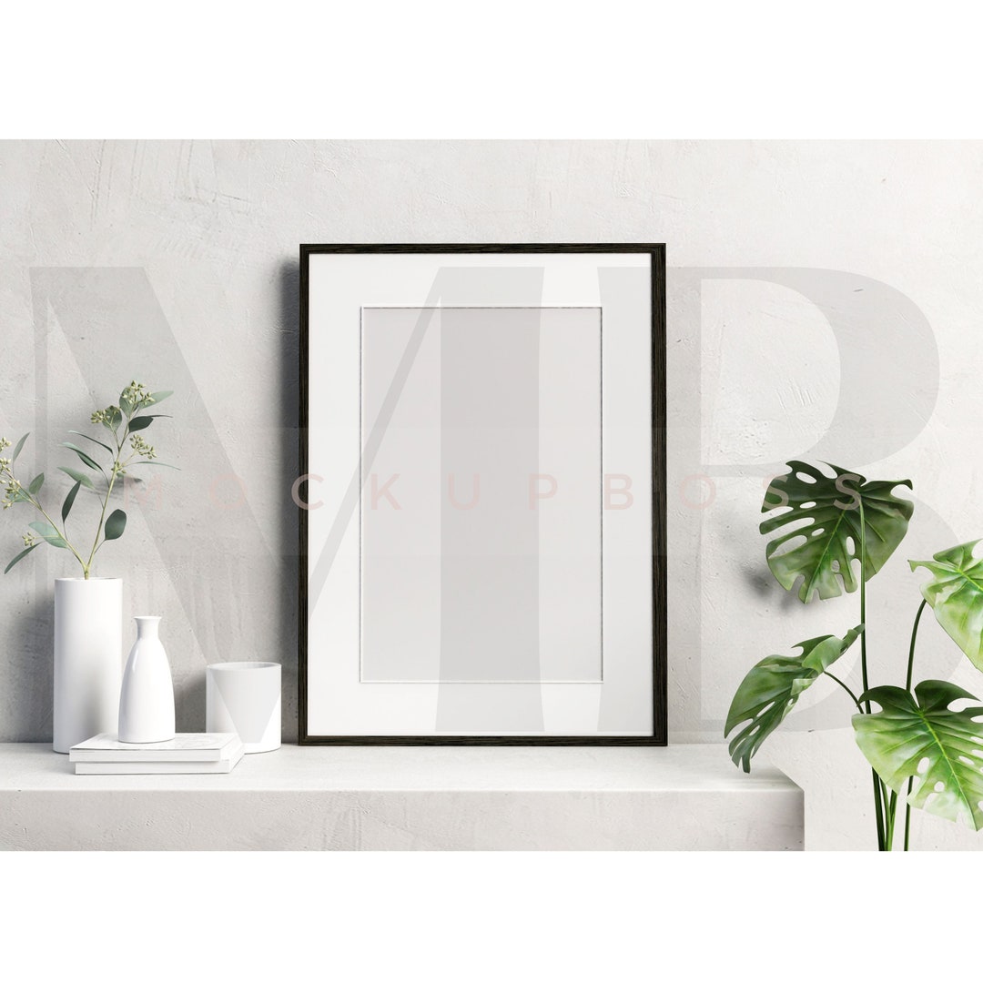 Frame Mockup, Black Frame Mockup, Mockup Frame, Wall Art Mockup, Frame ...