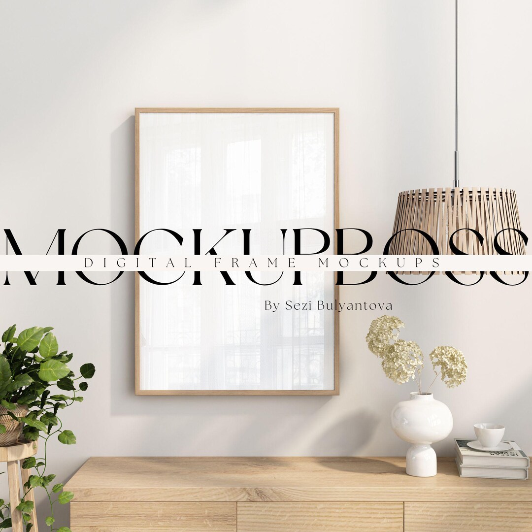 Frame Mockup, Mockup Frame, Frame Mock Up, Artwork Mockup, Wood Frame ...
