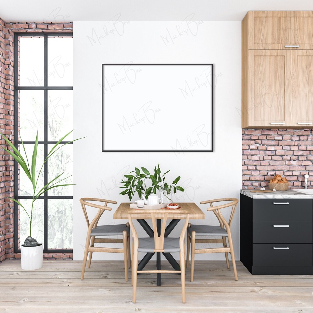 Kitchen Mockup Frame Mockup Poster Mockup Mockup Frame - Etsy