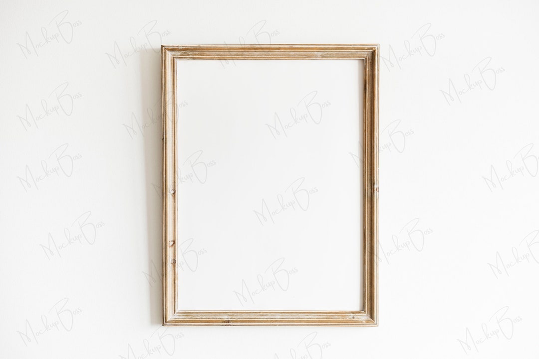 Vertical Frame Mockup Modern Wood Mockup Vertical Mockup - Etsy