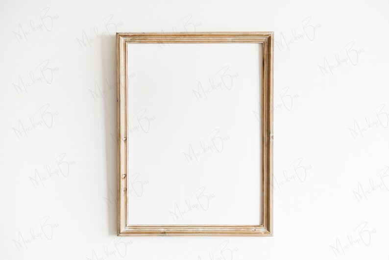 Vertical Frame Mockup Modern Wood Mockup Vertical Mockup - Etsy