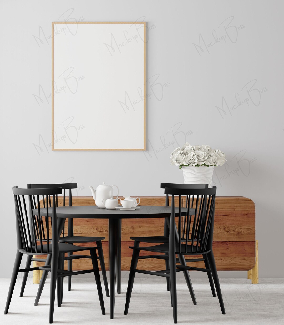 Frame Mockup, Dining Room Mockup, Mockup Frame, Kitchen Mockup, Frame ...