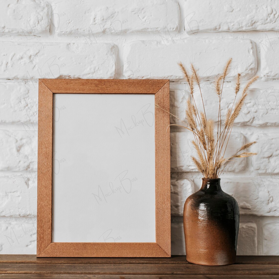 Boho Frame Mockup Frame Mockup Mockup Frame Wood Frame | Etsy