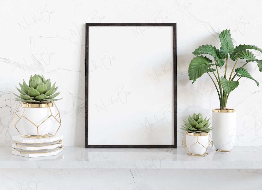 Black Frame Mockup Minimalist Mockup Mockup Frame Frame - Etsy