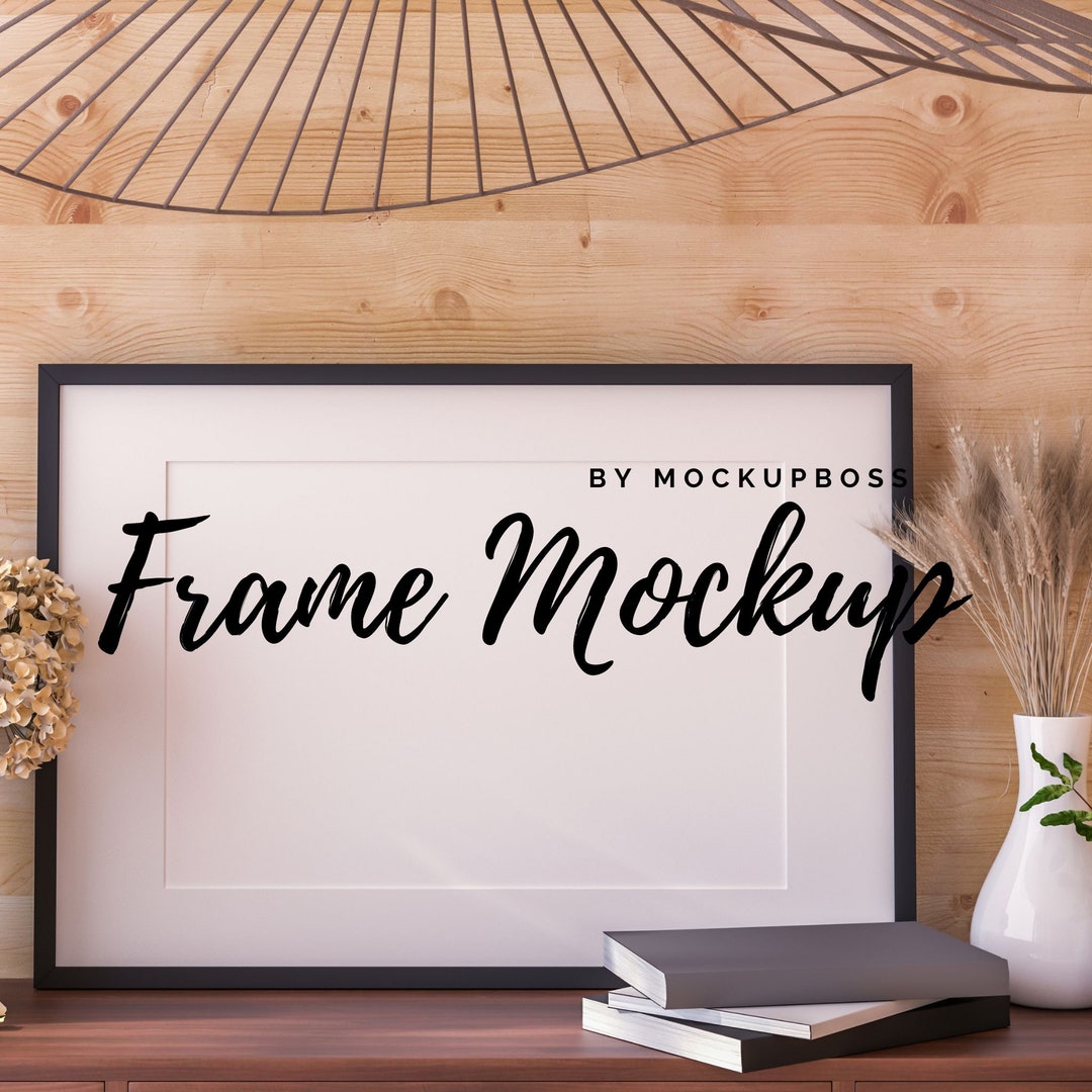 Frame Mockup, Mockup Frame, Frame Mock Up, Black Frame Mockup ...