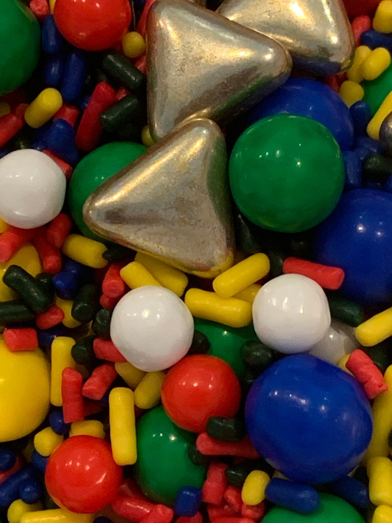 Super Mario Brothers Sprinkles 100 Gram Bag Primary Color - Etsy