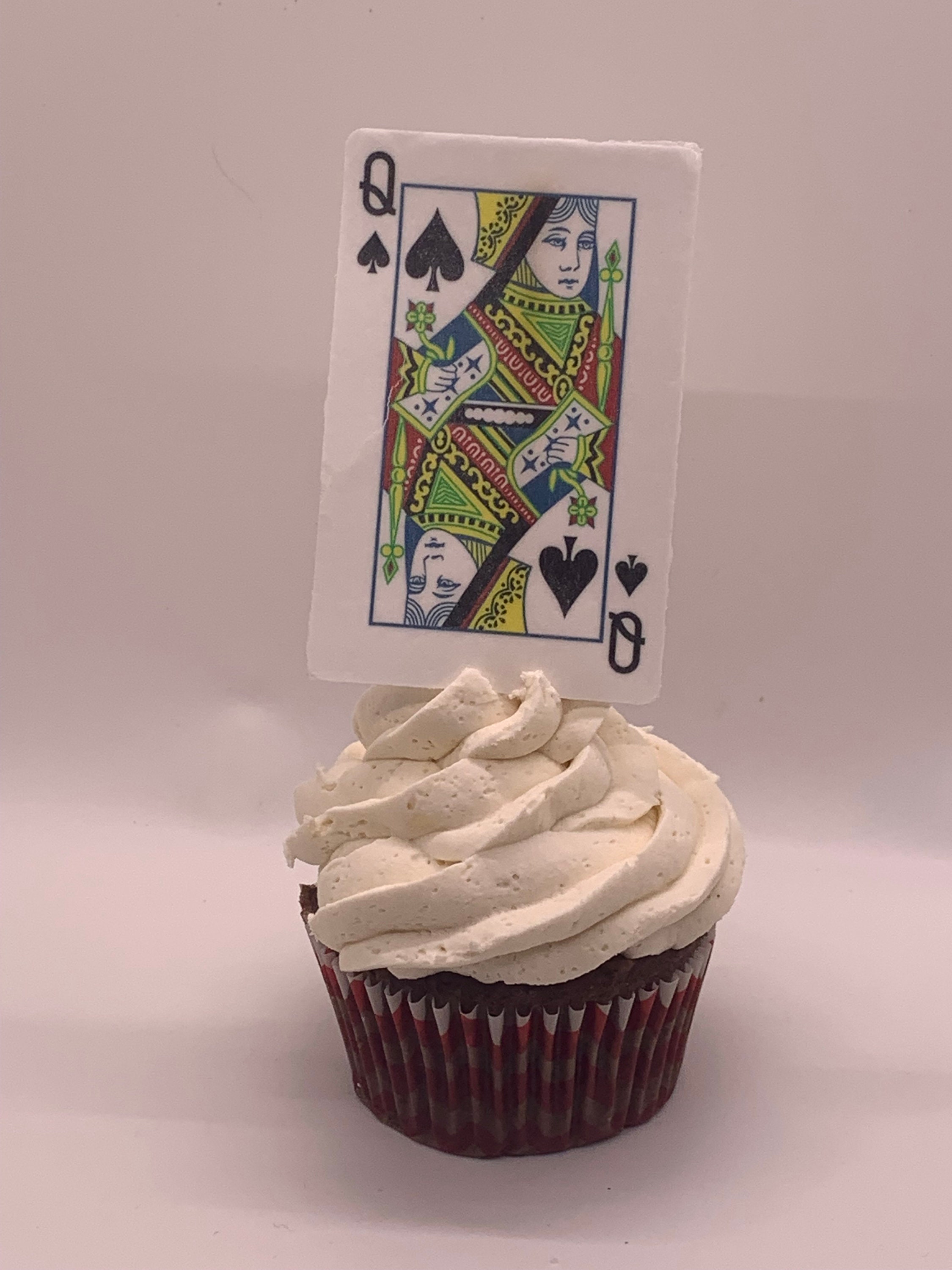 Edible Playing Cards Wafer Paper Toppers Rice Paper Heart - Etsy