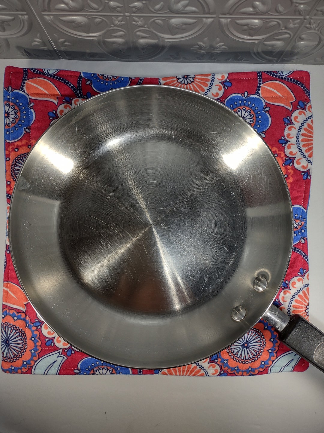 100% Cotton Plate Cozy Microwavable and Reversible Doubles as a Large ...