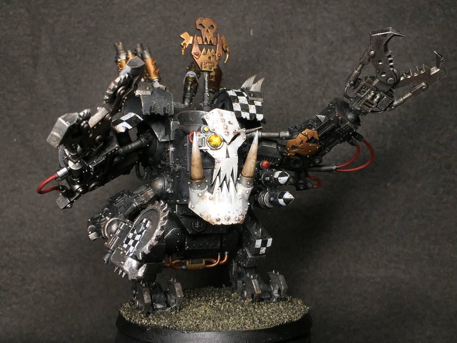 Ork deff dread painted Warhammer Gamesworkshop 40k miniature | Etsy