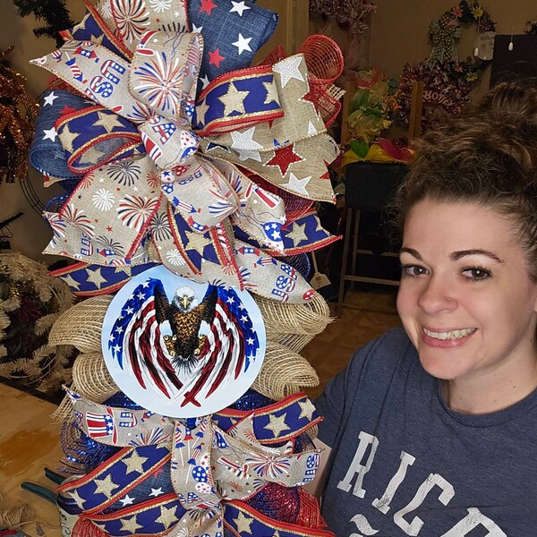 Red Mesh Wreath - Etsy