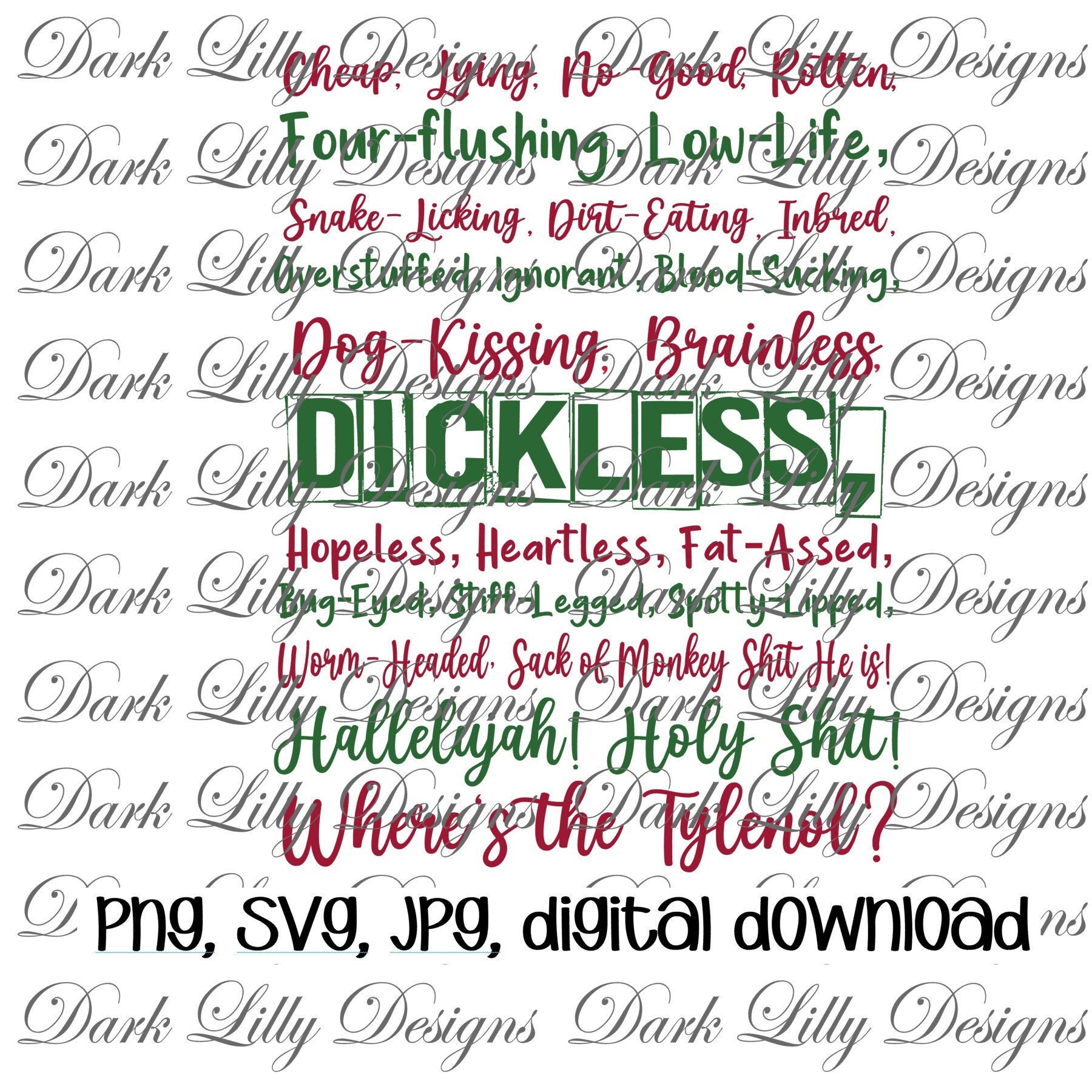 Christmas Rant Png Design, Funny Christmas Png Digital Download, Funny ...