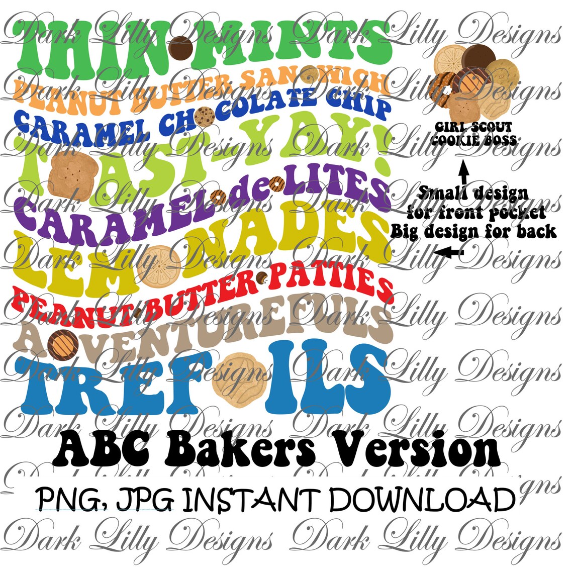 Girl Scout Cookie List Png, Girl Scout Cookies Png, Girl Scout Png ...