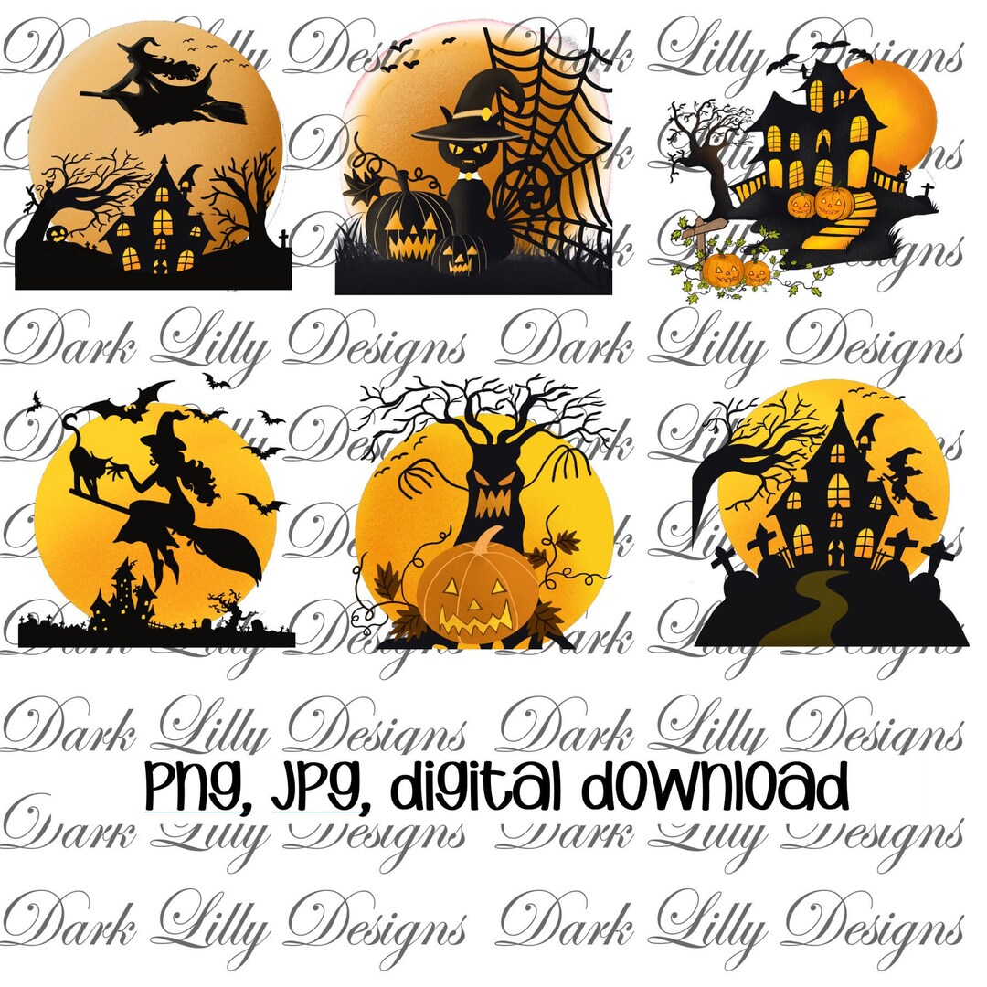 Halloween Bundle Sublimation, Halloween Bundle Png, Halloween ...