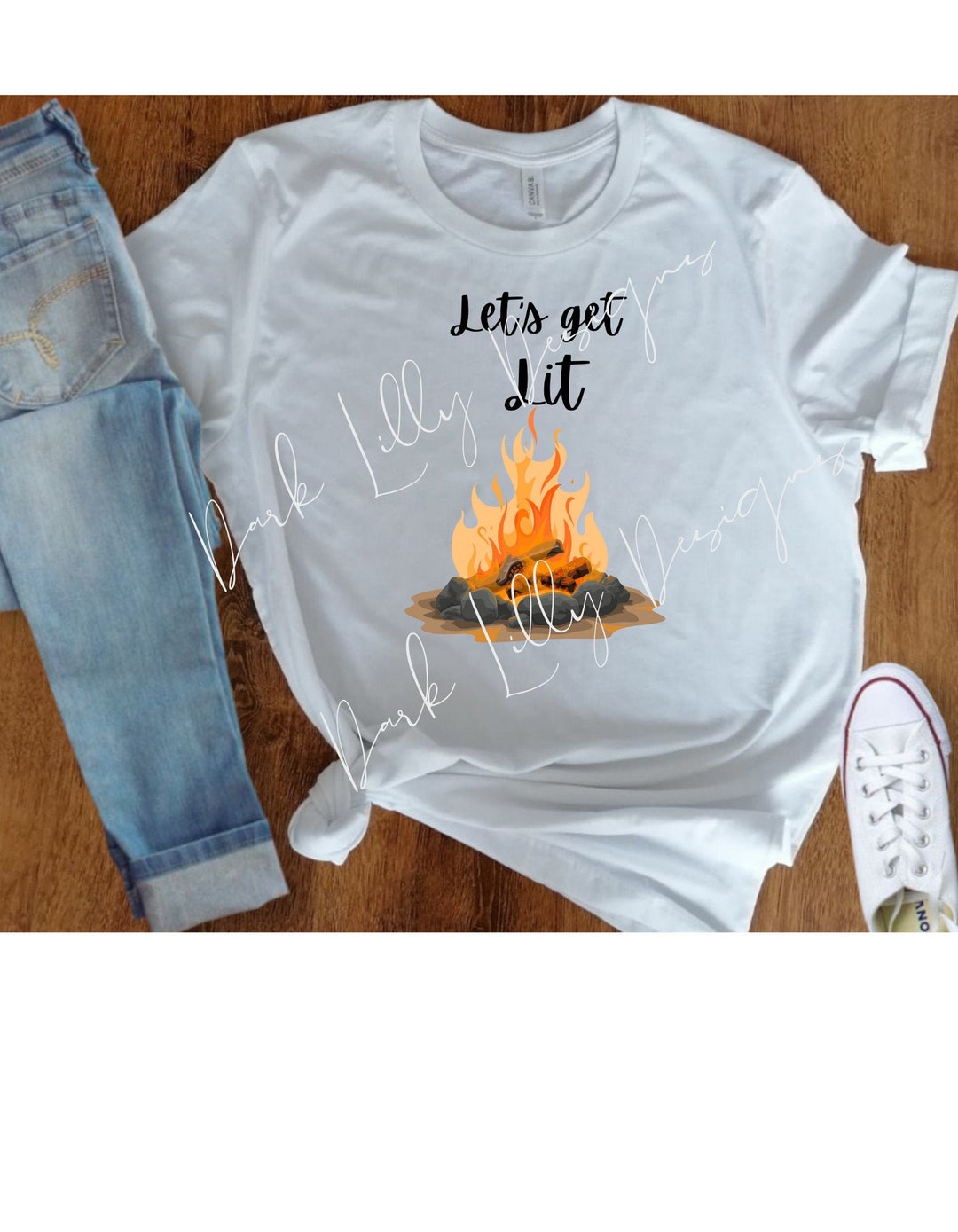 Let's Get Lit Png Design, Camping Png Design, Campfire Png Design ...