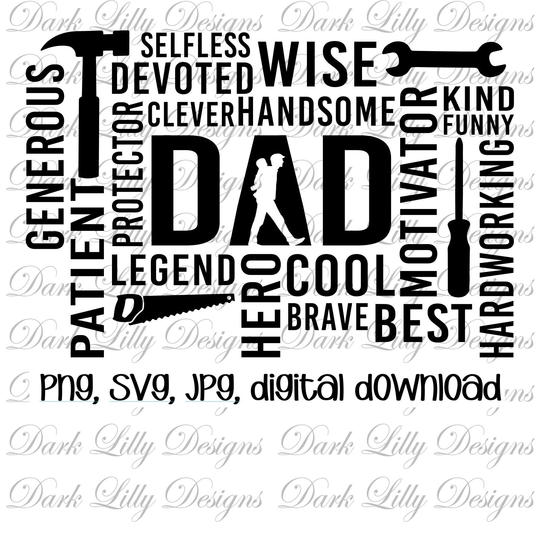 Father's Day SVG, Dad Svg, Best Dad Svg, Happy Father's Day, Father's ...