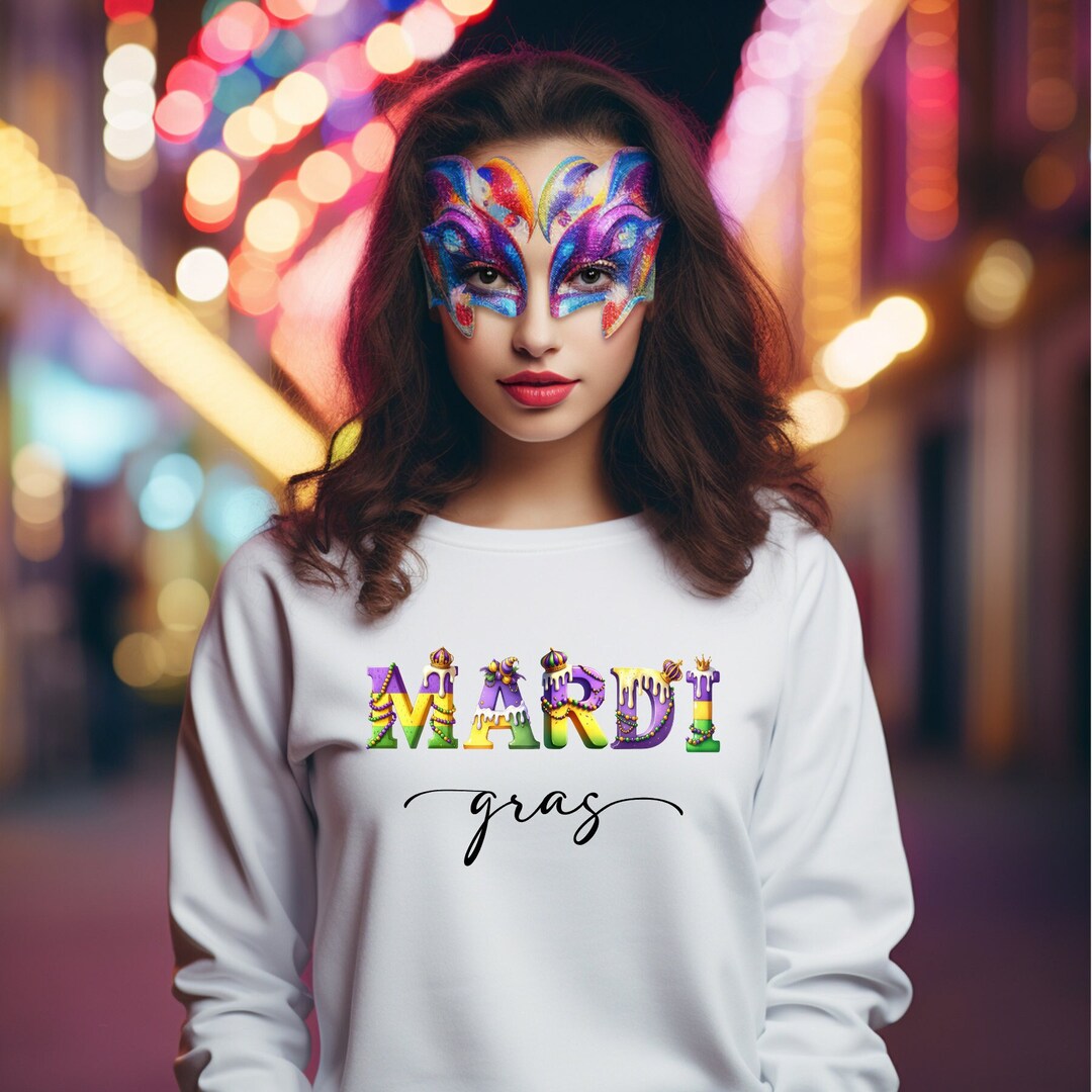 Mardi Gras Png Sublimation Design Download, Happy Mardi Gras Png, Mardi ...