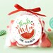Editable Watermelon Birthday Thank You Favor Tag Template - Etsy