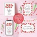 Editable Strawberry Birthday Backdrop Welcome Banner Instant - Etsy