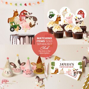 Editable Farm Animals Birthday Invitation Template Instant Download ...