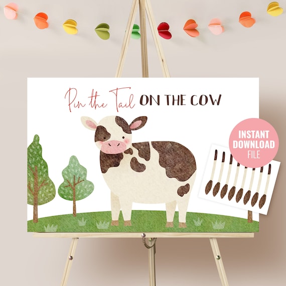 Printable Pin the Tail Birthday Party Game Instant Download - Etsy