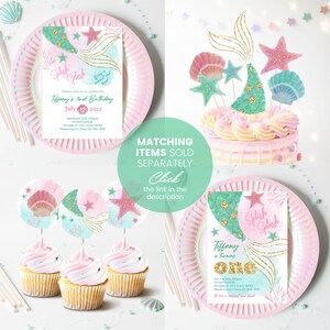 Printable Mermaid Happy Birthday Banner Instant Download,under the Sea ...