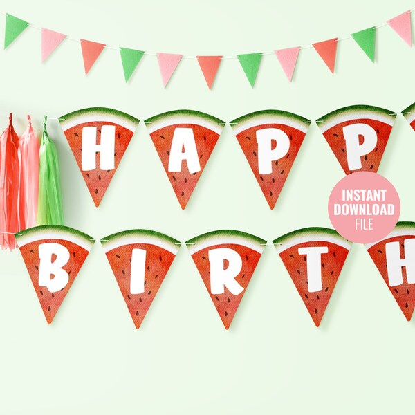 Watermelon Birthday - Etsy