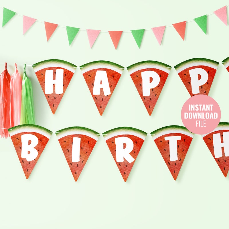 Watermelon Birthday - Etsy