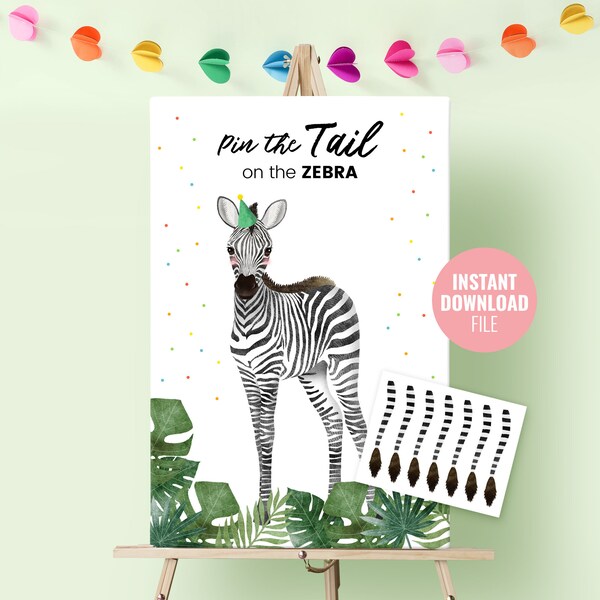 Zebra Theme Party - Etsy
