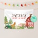 Editable Farm Animals Birthday Backdrop Welcome Banner Instant - Etsy