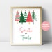 Printable Winter Tree Birthday Sign Instant Download - Etsy