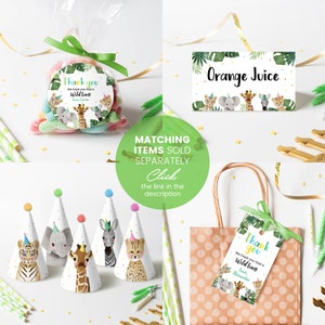Editable Young Wild and Three Backdrop Welcome Banner Instant Download ...