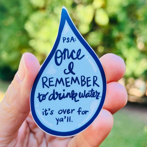Stay Hydrated Svg Png Water Bottle Sticker Design Cute - Etsy