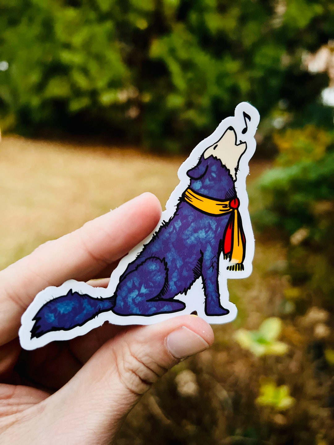 Wendy the Wolf {sticker} - Etsy