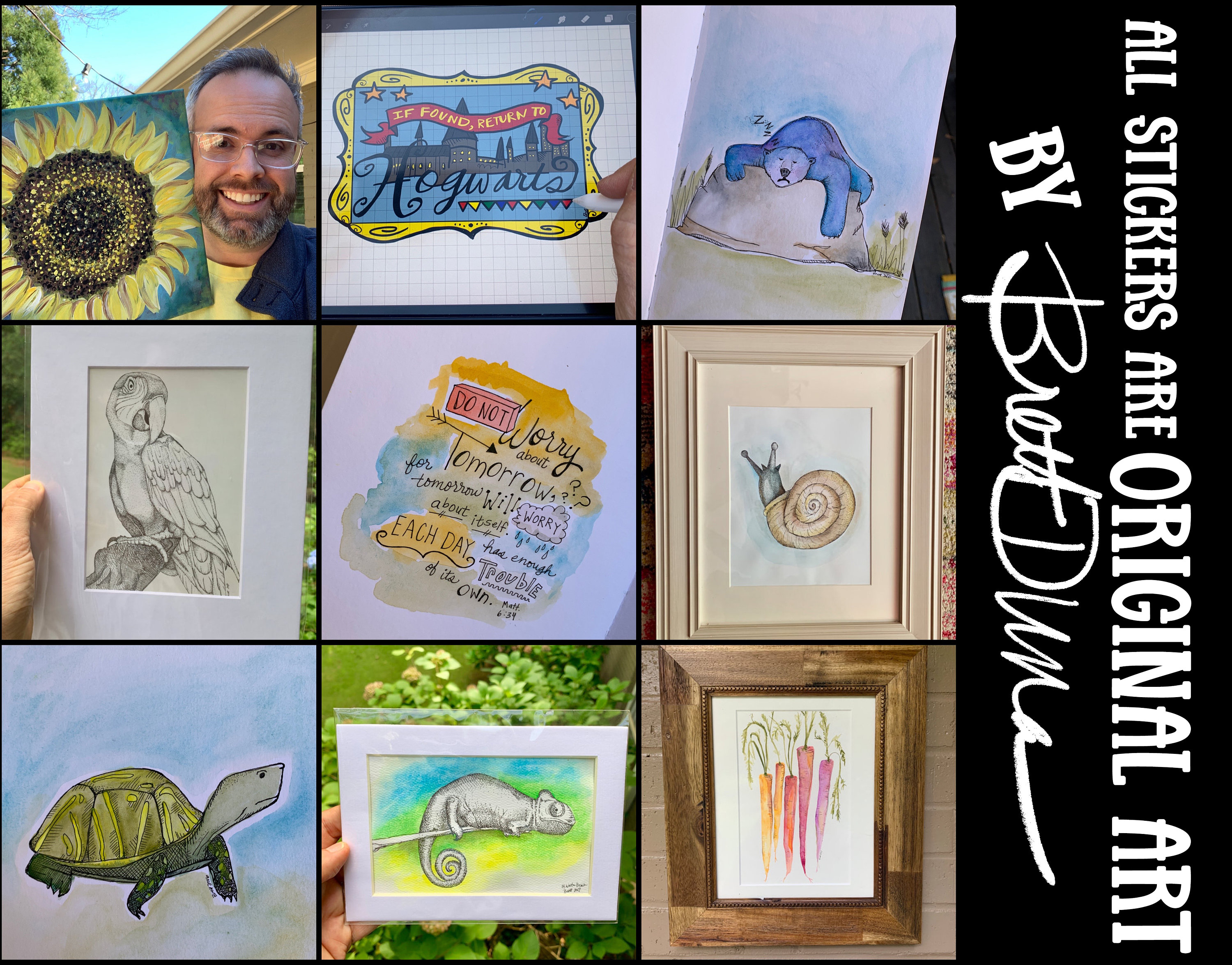 Sic 'em sticker - Etsy