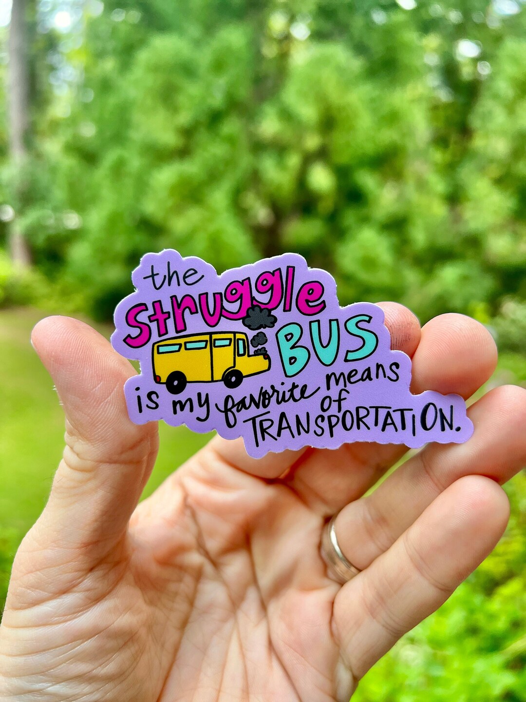 Struggle Bus sticker - Etsy