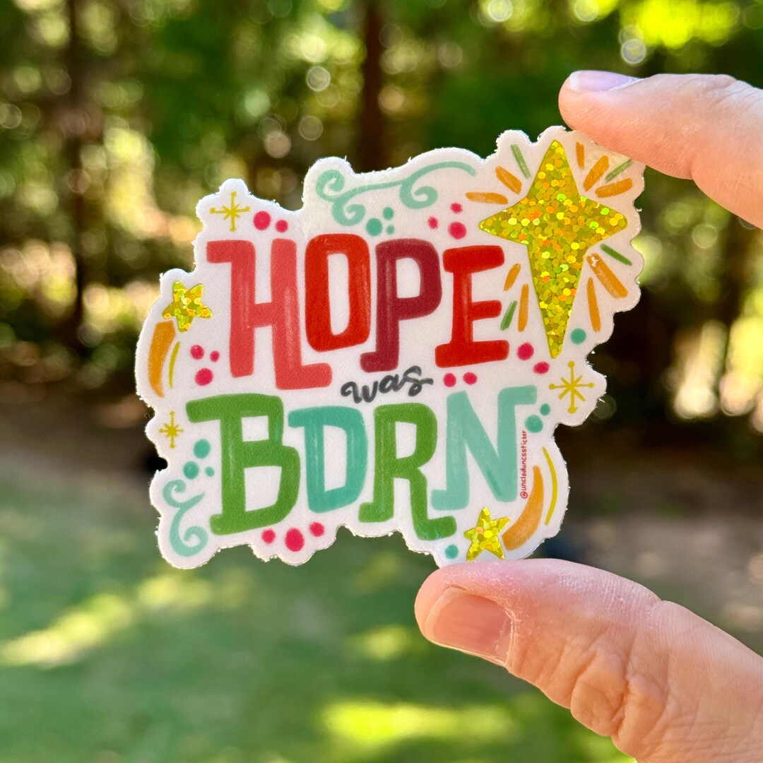 Hope Was Born! {sticker} - Etsy