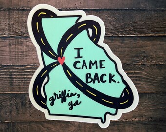Griffin Ga Sticker - Etsy